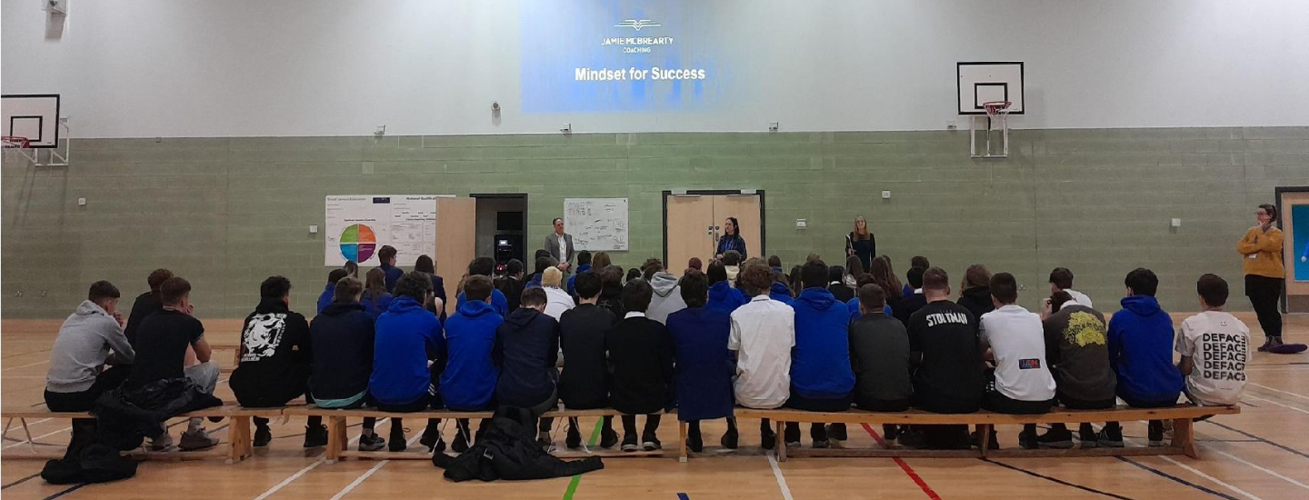 Jamie McBrearty Growth Mindset session at Brechin High School ...