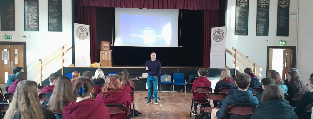 Jamie McBrearty Growth Mindset session at Brechin High School ...